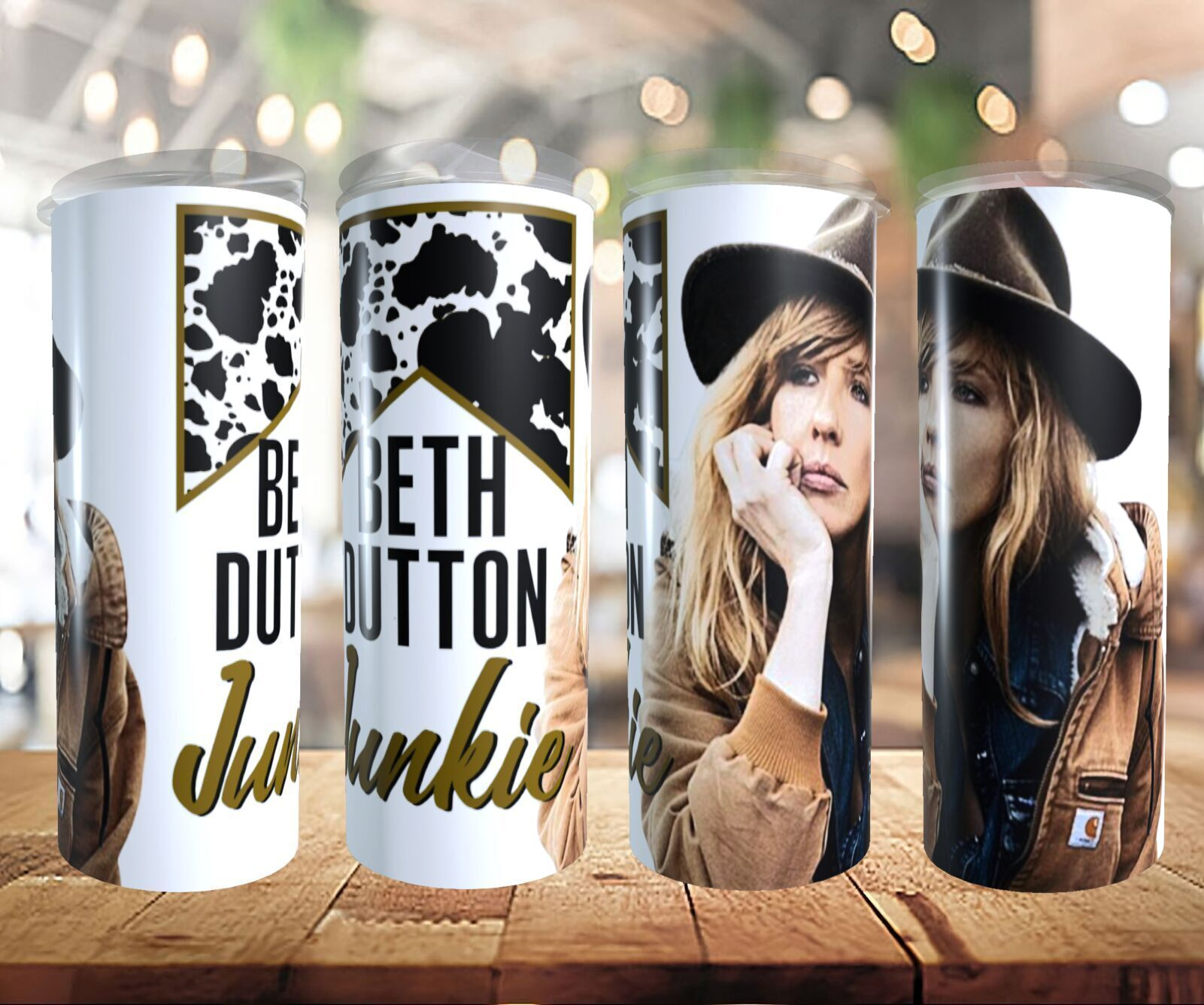BETH DUTTON Junkie design for Tumbler with Mockup - digital PNG format ...