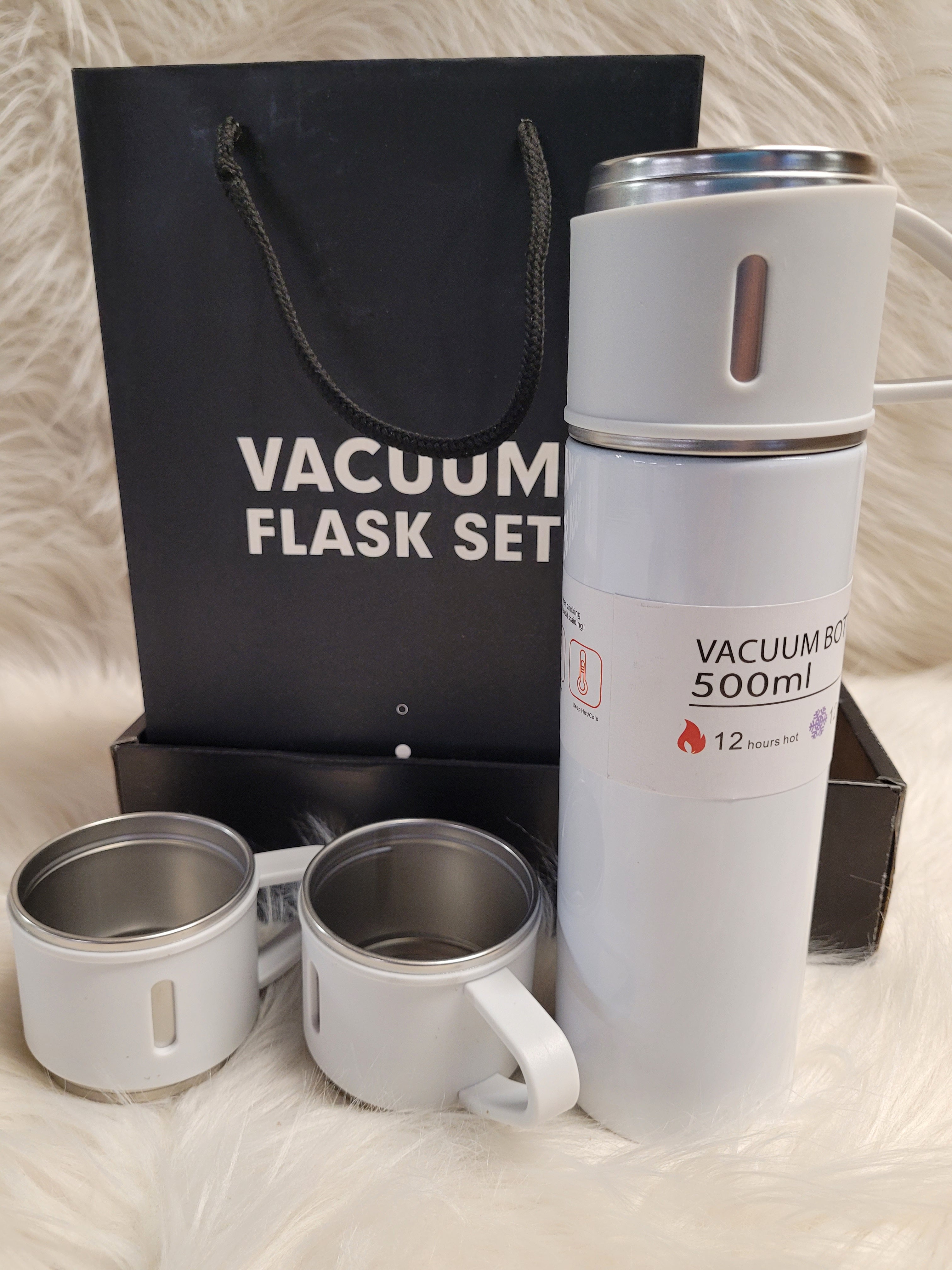 16oz Sublimation flask set (double wall stainless steel vacuum ...