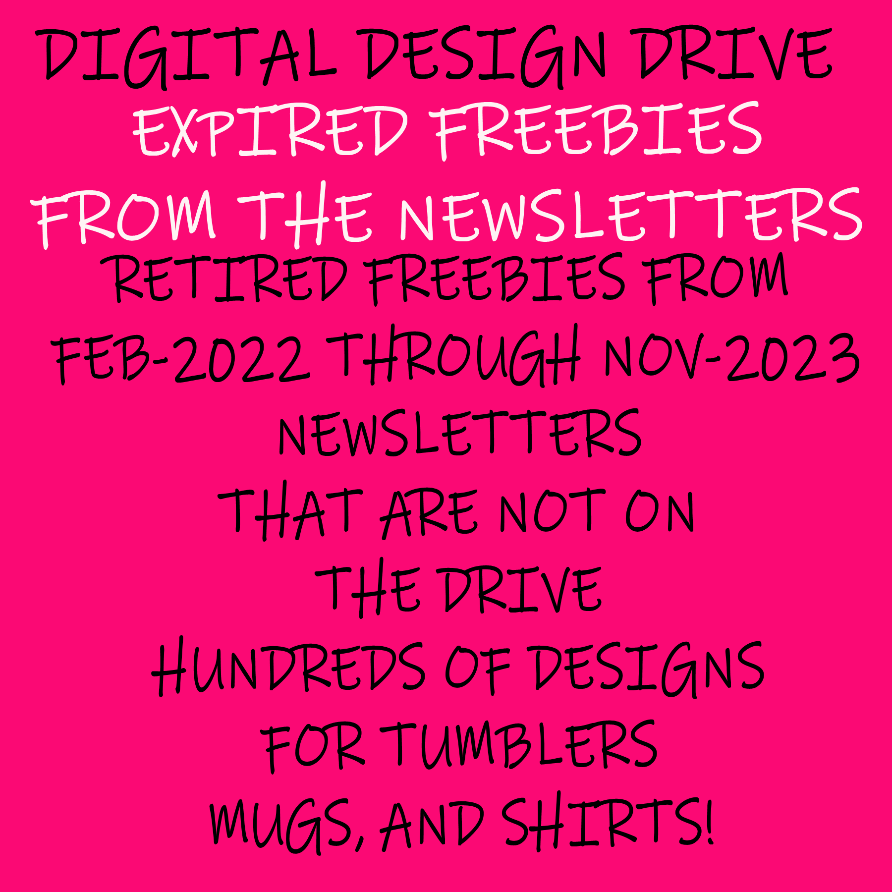 HUNDREDS OF Retired digital designs from newsletter freebies everything ...